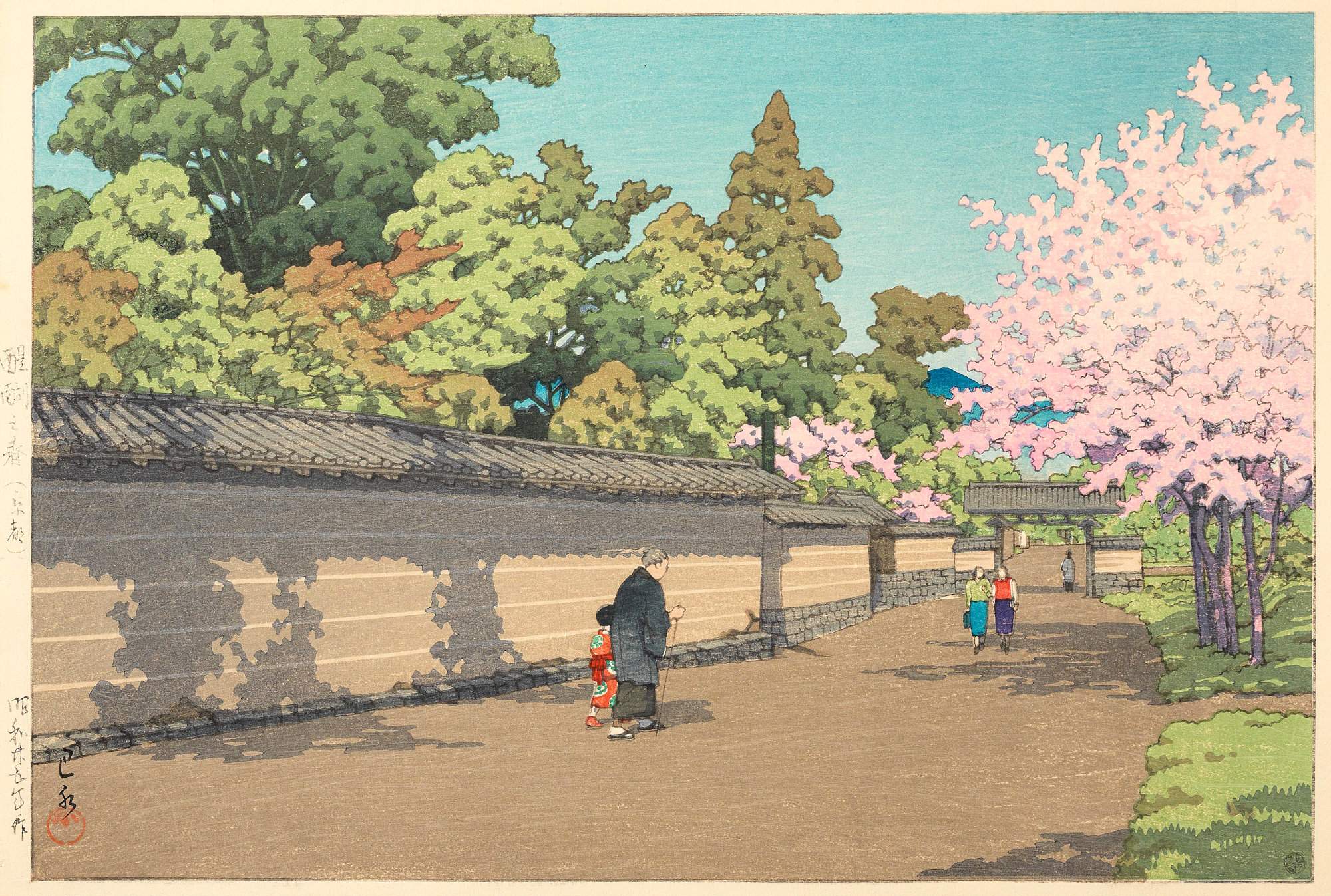 Spring in Daigo, Kyoto - Kawase Hasui Catalogue